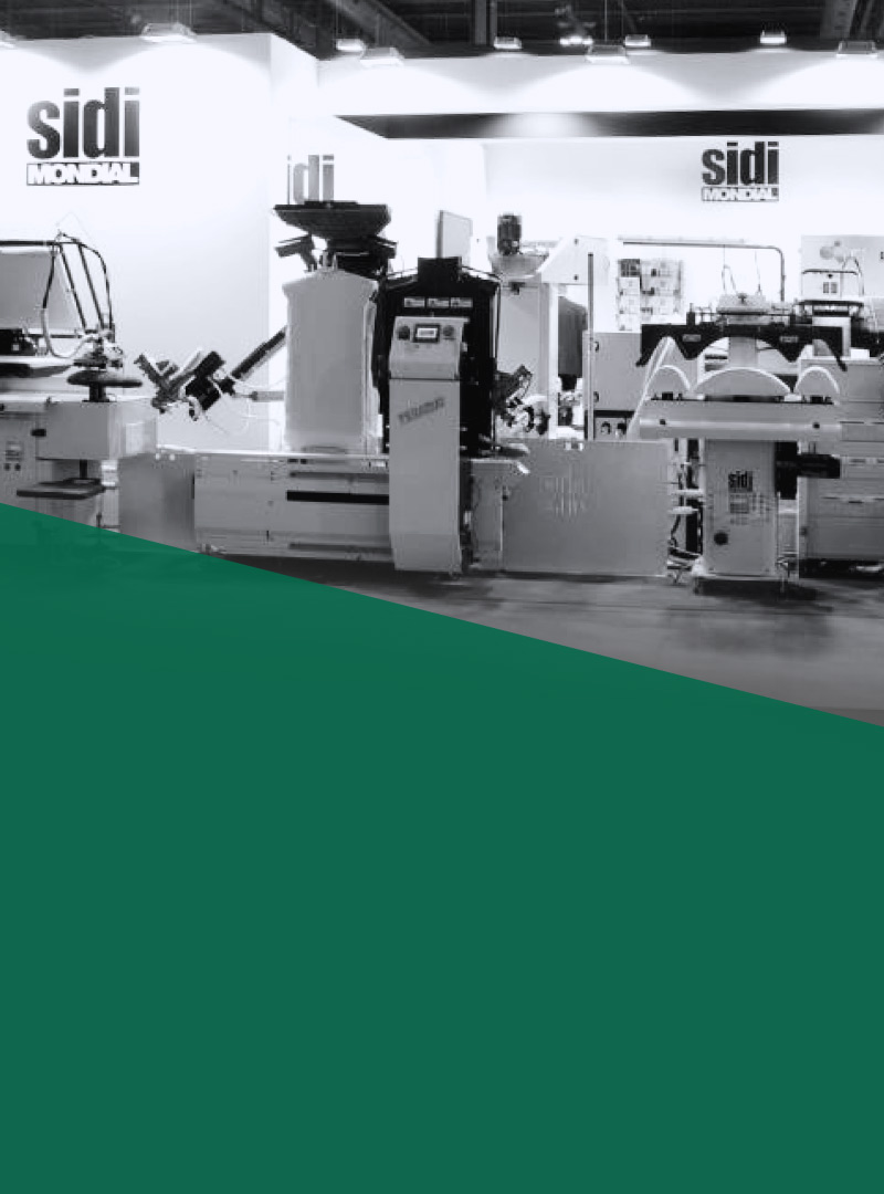SIDI MONDIAL, Produzione di Presse da Stiro Industriali